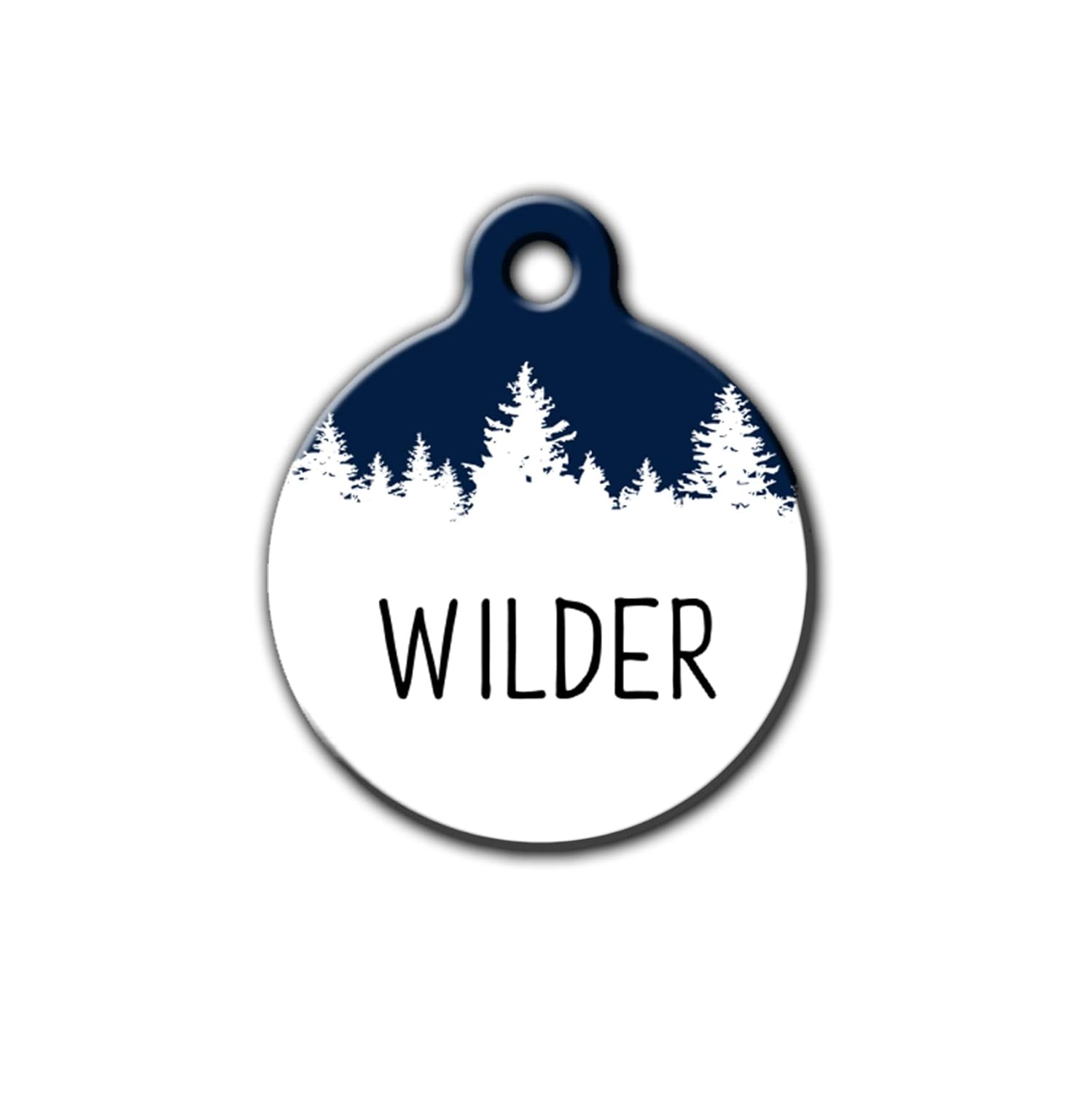 Hiking Tag Adventure Dog Tag Personalized Dog Name ID Tag Camping Dog 
