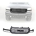 Amazon.com: Titanium Plus Autoparts Front Grill Grille Compatible With ...