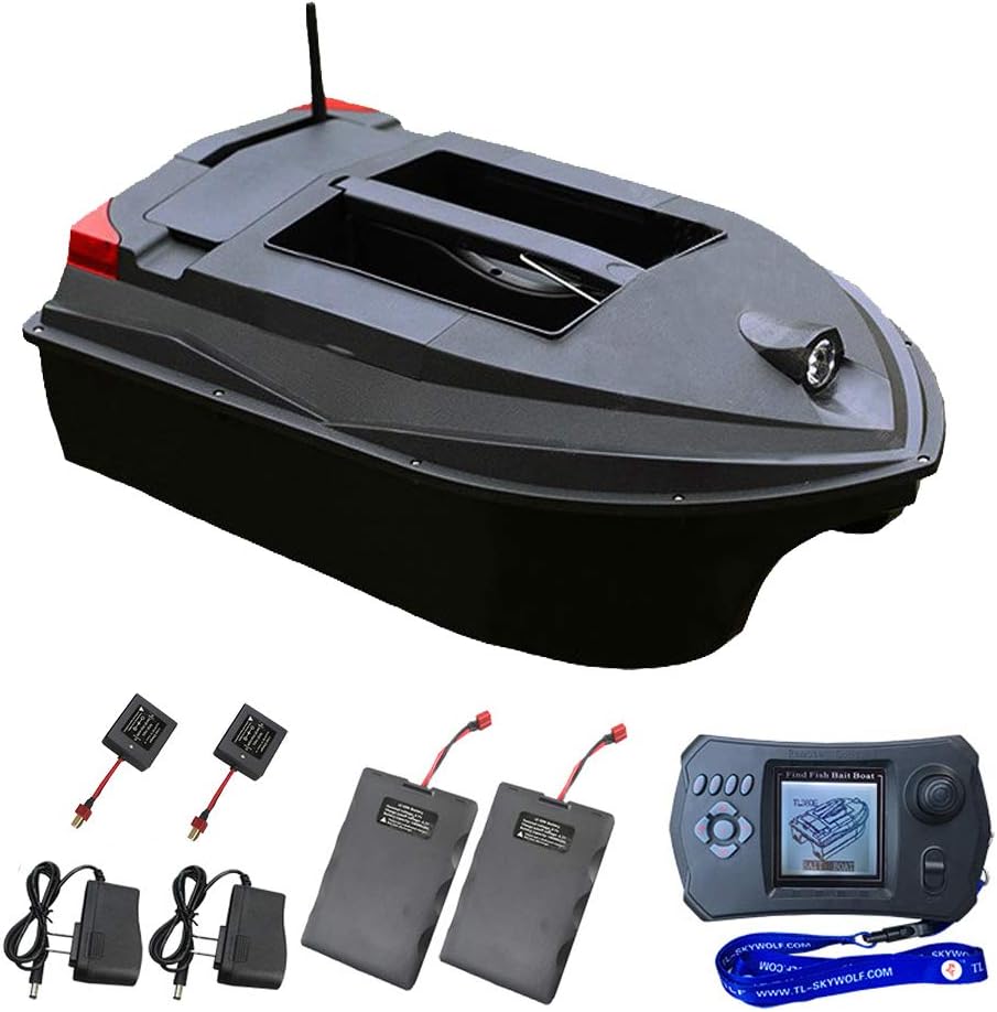OURLOVE Fishing Bait Boat, Decoy Boat Remote Control Boat Smart Fish ...