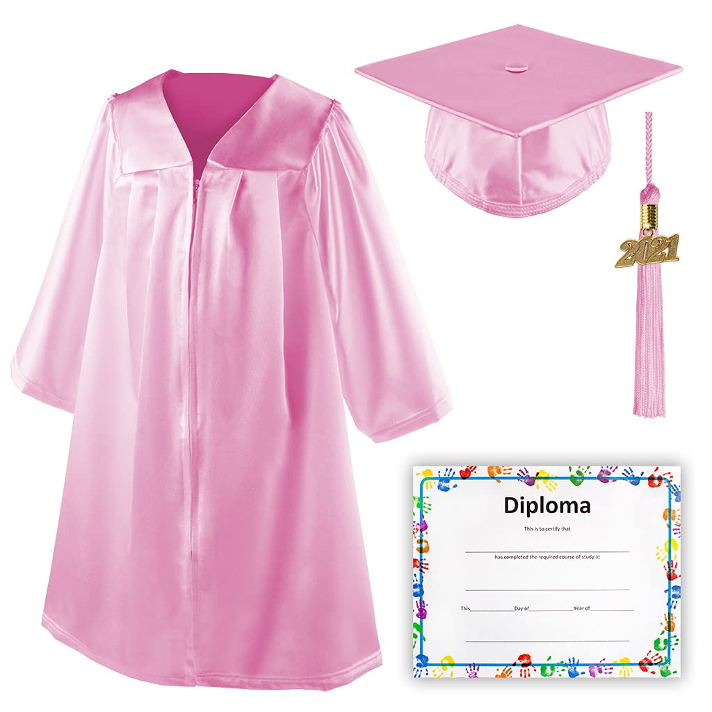 Buy Shiny Kindergarten Preschool Graduation Cap Gown With Matching