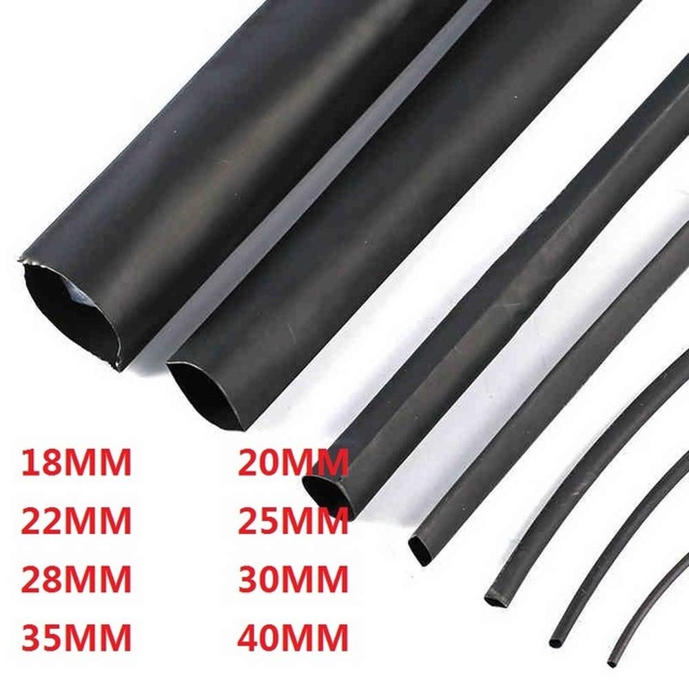 Six Colors 9mm Heat Shrinkable Tube Shrink Tubing 1meter Wire Cable