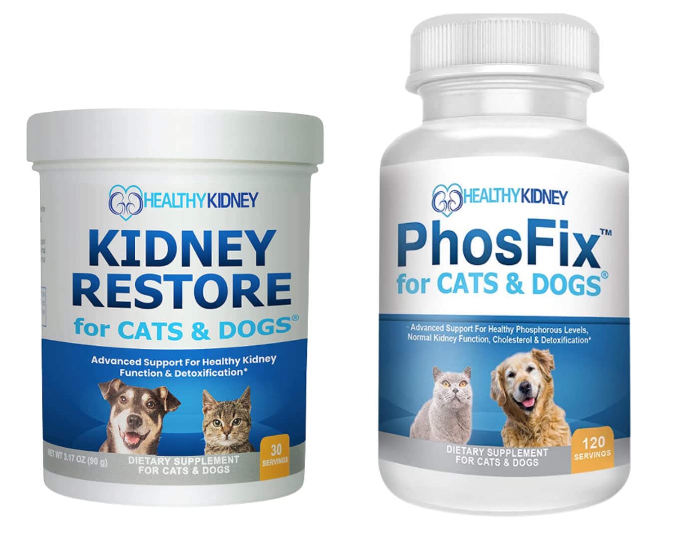Mua Kidney Restore Cats & Dogs and PhosFix Cats & Dogs 2 Pack Bundle ...