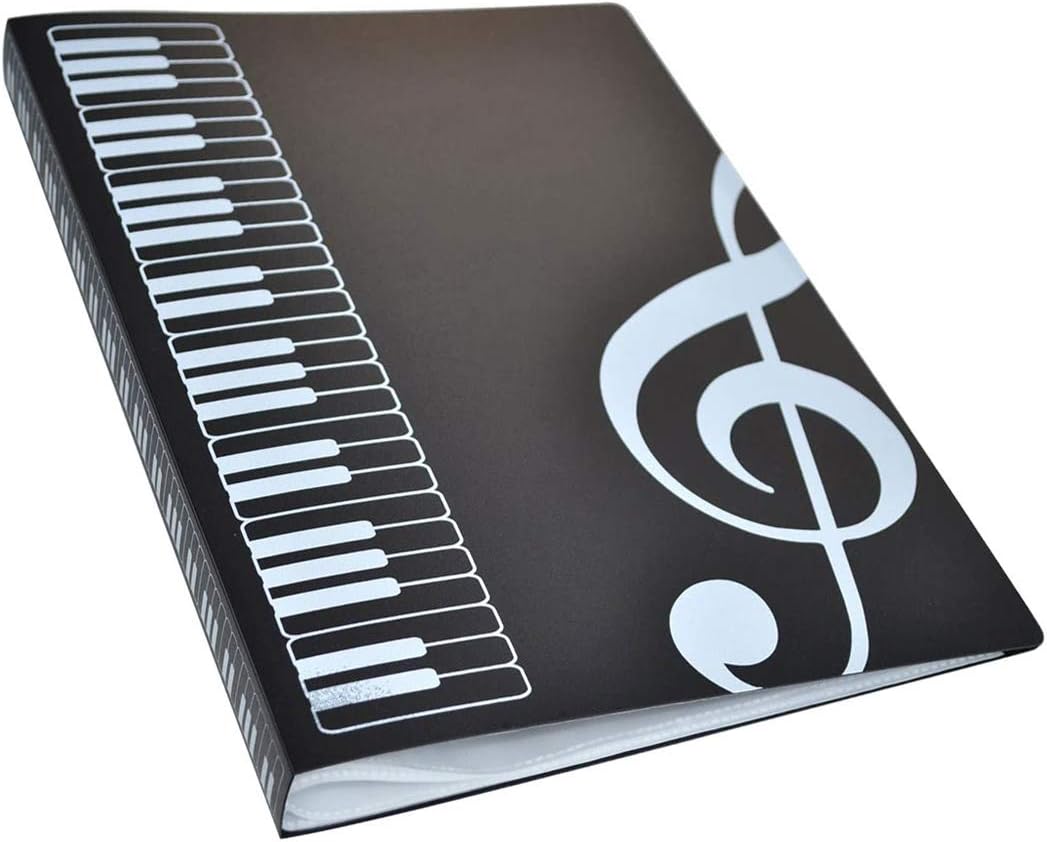 Music Sheet Folder Song File Clef Paper Storage Folder Plastic A4 ...