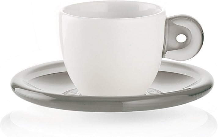 Fratelli Guzzini Gocce, Set of 6 espresso cups with saucers, SMMA ...