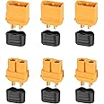 Amazon.com: ELFCULB 3 Pairs XT60 Connector,XT60H Plug Male Female with Sheath Housing for RC ...