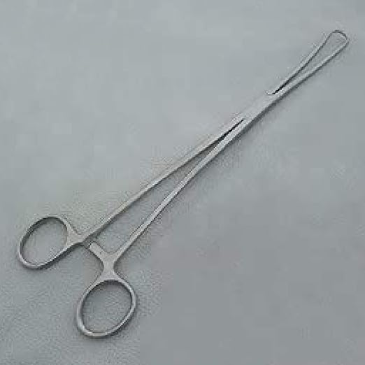 Amazon.com: Duplay Tenaculum Forceps 9.50" DOUBLE CURVED Gynecology ...