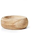 Amazon.com: Serene Spaces Living Paulownia Round Wood Bowl - Handmade ...