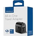 Amazon.com: Insignia All-in-One/Grounded Travel Adapter and Converter ...