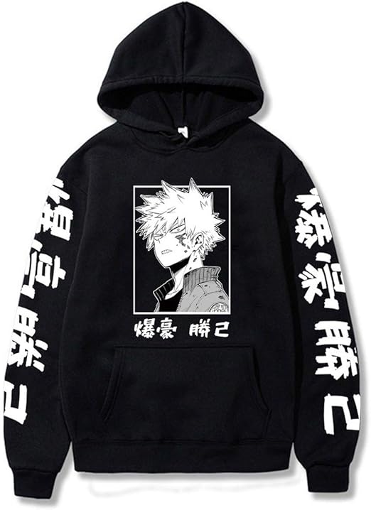MHA Hoodie Boku No Hero Academia Sweatshirts Long Sleeve Printed My ...