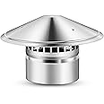 Amazon.com: Tandefio 6 Inch Chimney Cap for Outside Stove Pipe Cap with ...