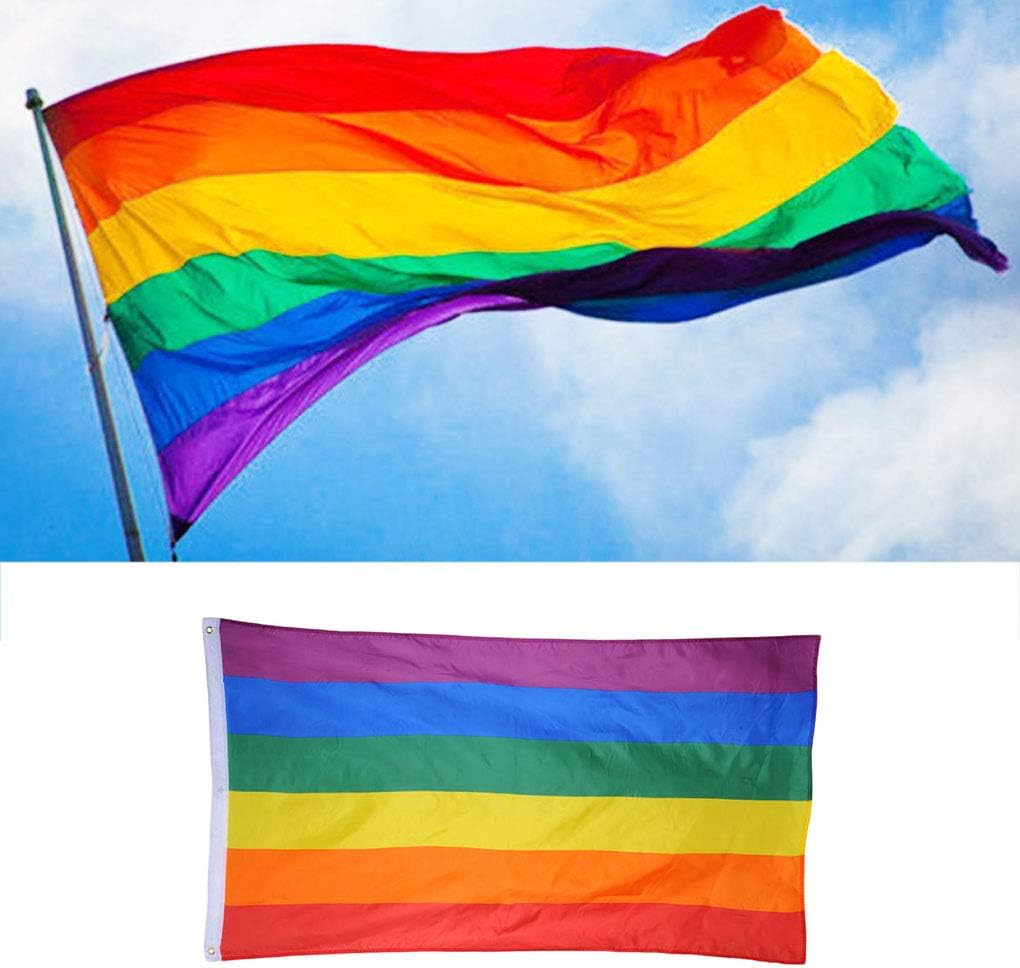 Decorazioni per il giardino LEVEL GREAT 90x150cm LGBT Bandiera Lesbiche ...