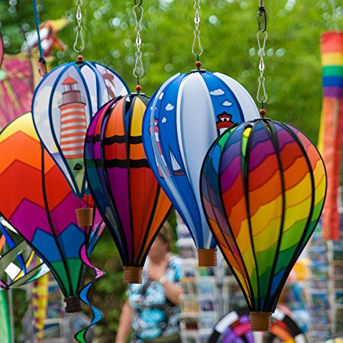 TecUnite 20 Pack Windsocks Spinners Hooks Wind Chimes Hanger Stainless ...