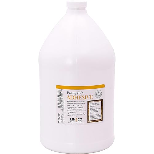 LINECO PVA Adhesive, Picture Frame Glue, Adhere Wood or MDF, Dries ...