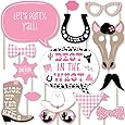 Amazon.com: Big Dot of Happiness Pink Western Hoedown - Cowgirl Horse ...