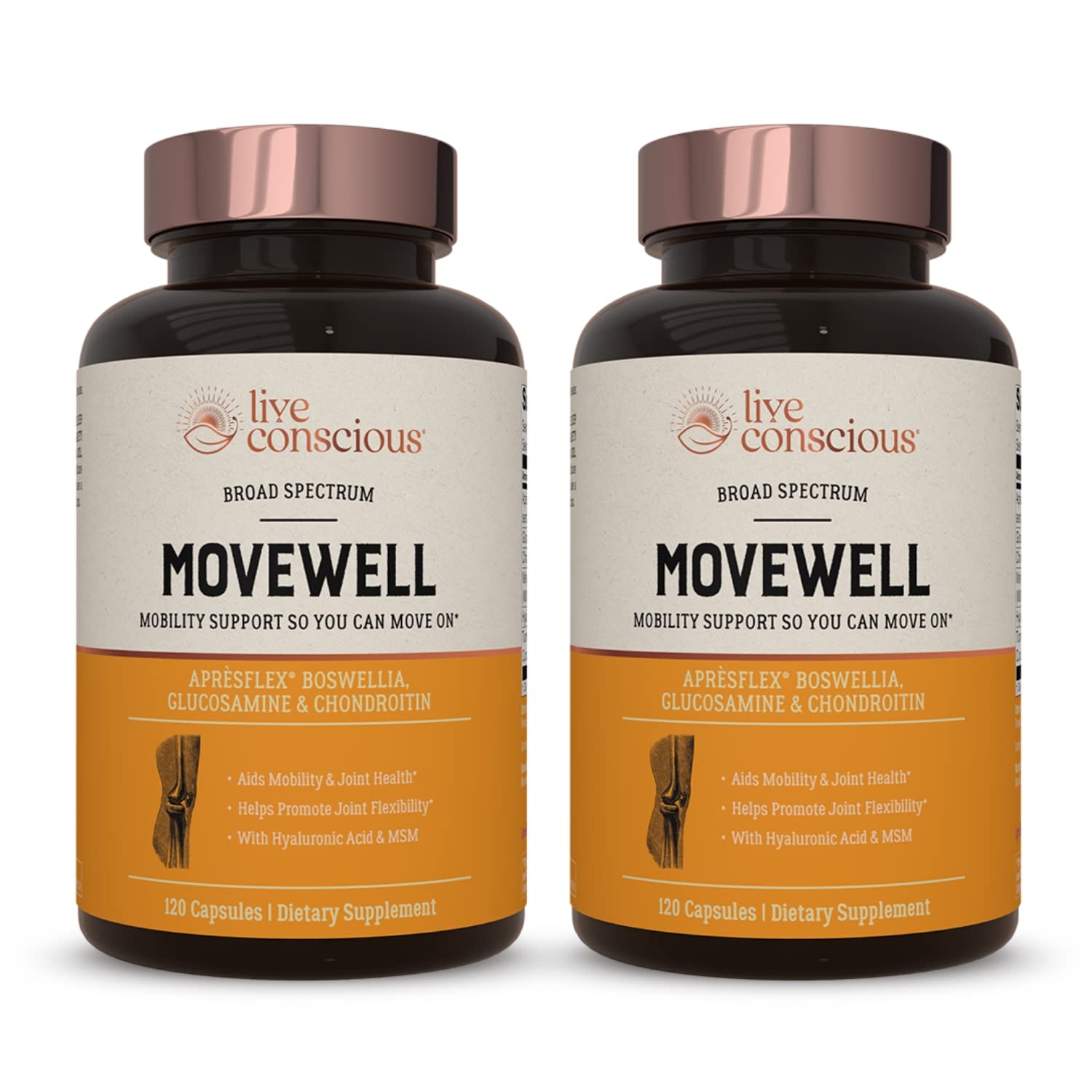Mua MoveWell by LiveConscious Glucosamine Chondroitin with MSM, Hyaluronic Acid, and More ...