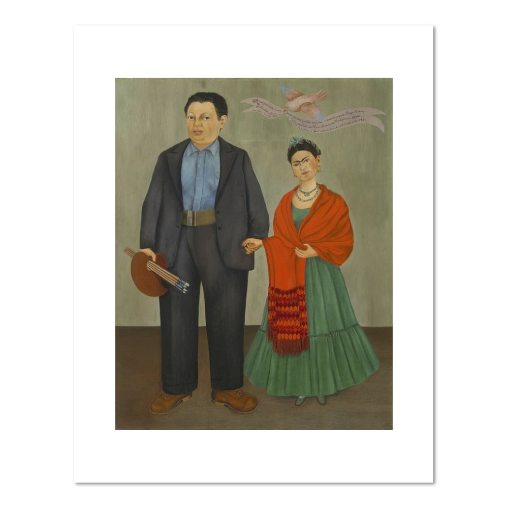 Amazon.com: Frieda and Diego Rivera by Frida Kahlo, 1931. Art Print ...