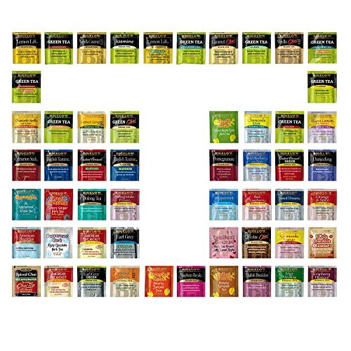 Tea Bags Sampler Assortment, 48 Individual Flavors Of Teas Packed In ...