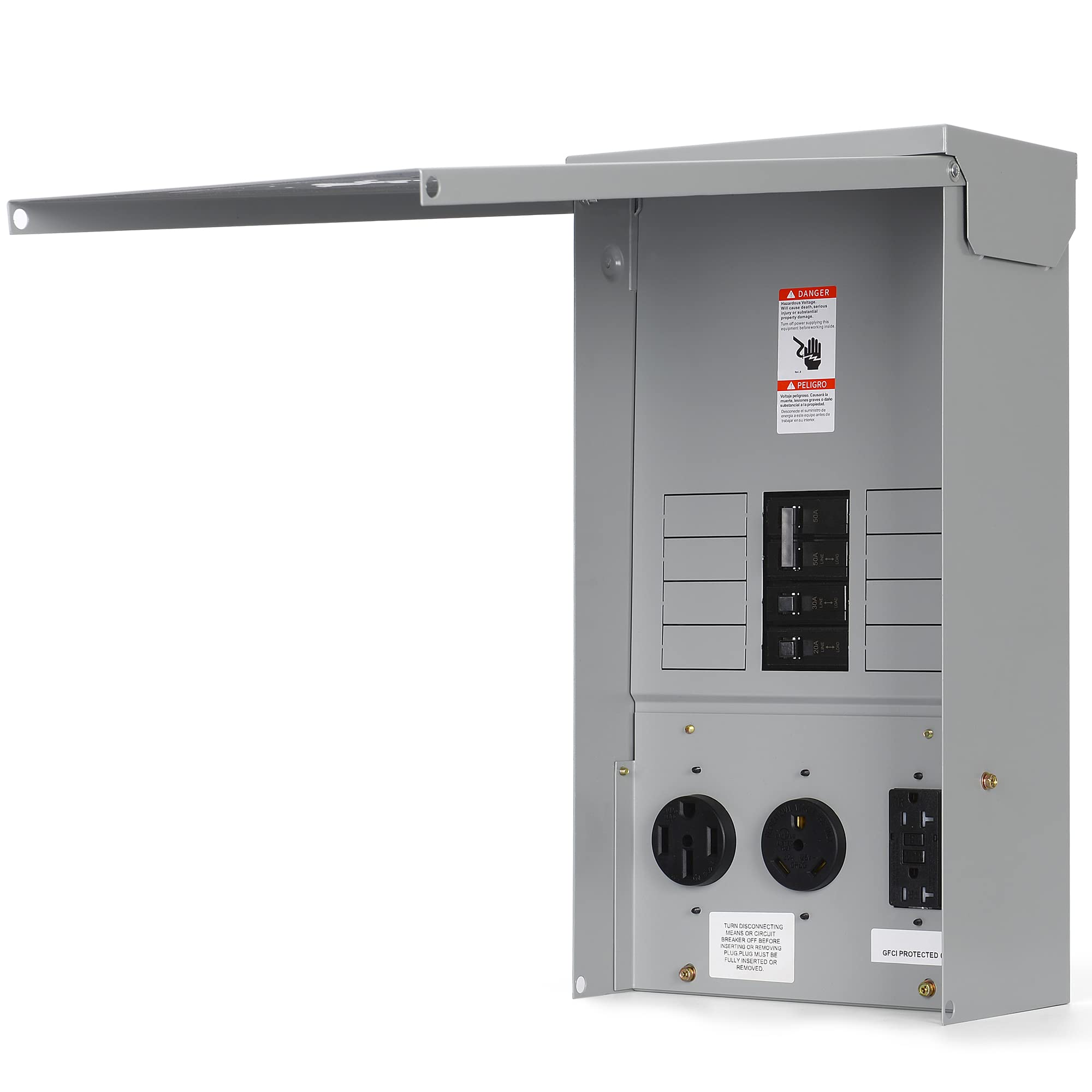 Electrical Panel RV Electrical Outlet Panel with Breaker Prewired ...