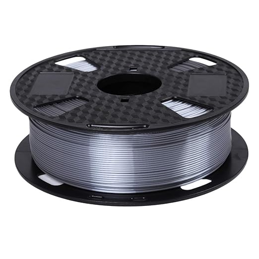 Eono by Amazon Silk Silver PLA-Filament 1,75 mm 3D-Drucker-Filament 1 ...