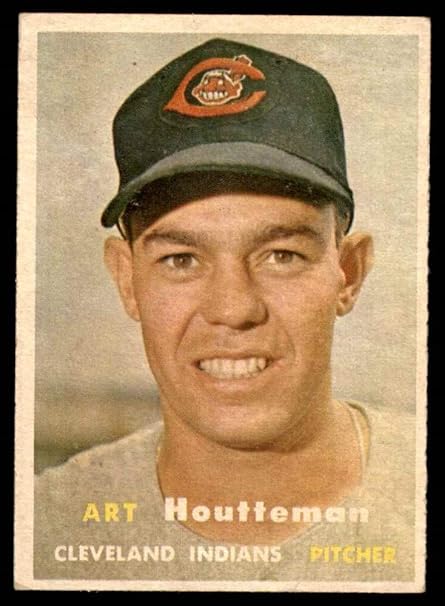Amazon.com: 1957 Topps # 385 Art Houtteman Cleveland Indians (Baseball ...