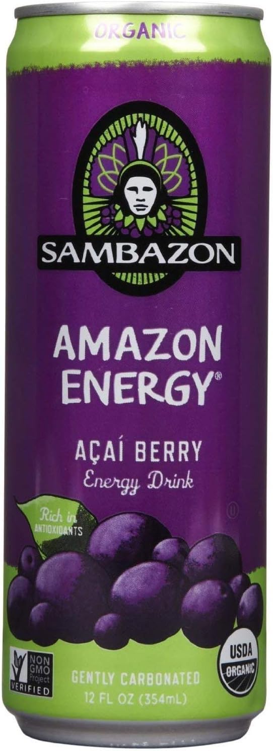Amazon.com: Sambazon Amazon Energy - Acai Berry - 12oz.(Pack of 9 ...