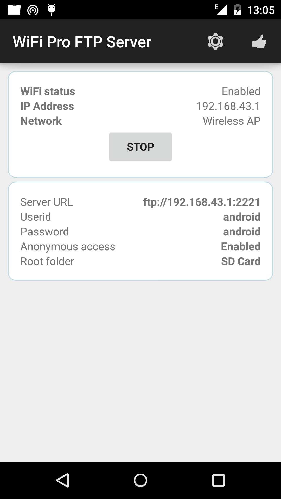 WiFi Pro FTP Server:Amazon.com:Appstore for Android