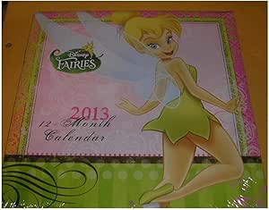 Amazon.com : NEW 2013 Disney Tinkerbell Fairy Wall Calendar : Office ...