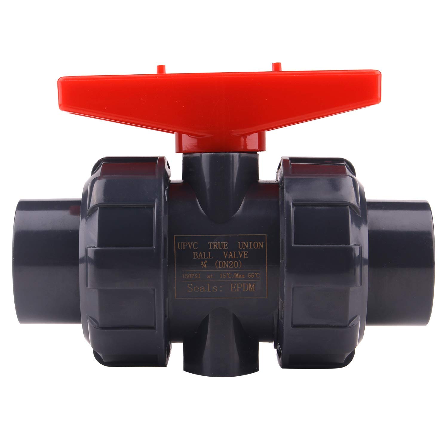 Amazon.com: True Union Ball Valve with Full Port-3/4'' PVC Compact Ball ...
