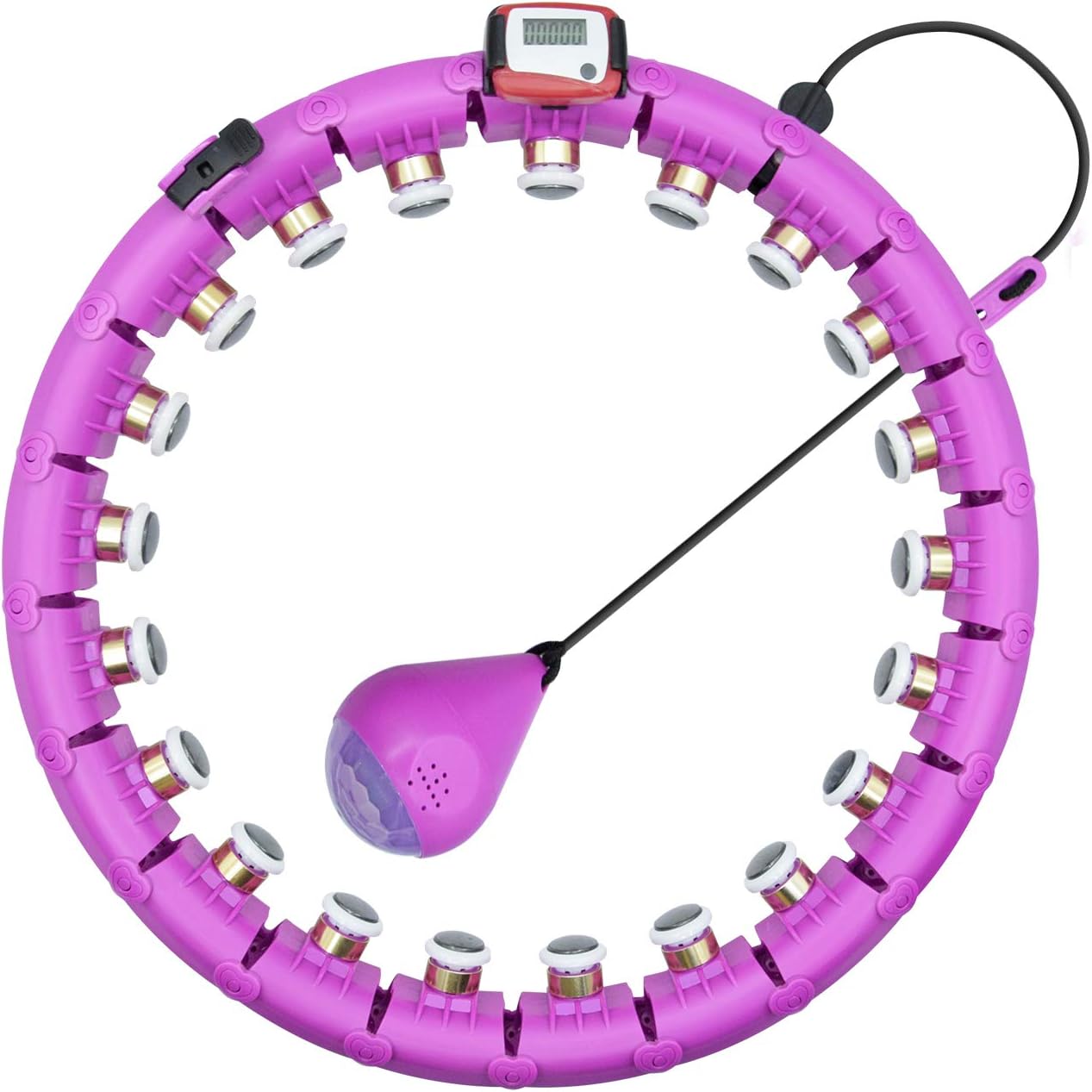 Smart hula hoop, Fitness Weight Loss and Massage,24 knots adjustable ...