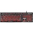 Amazon.com: mafiti Gaming Keyboard Wired USB Full Size 3-Colors ...