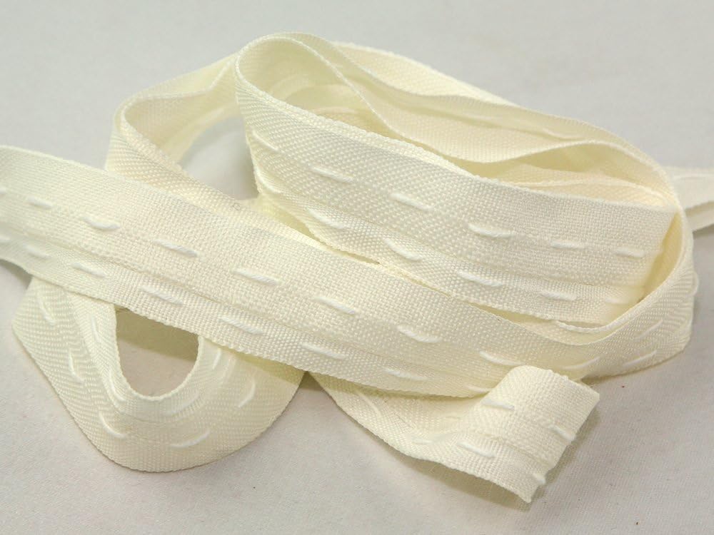 25mm wide Cream Cotton Flange Lining Curtain Tape - per metre: Amazon ...