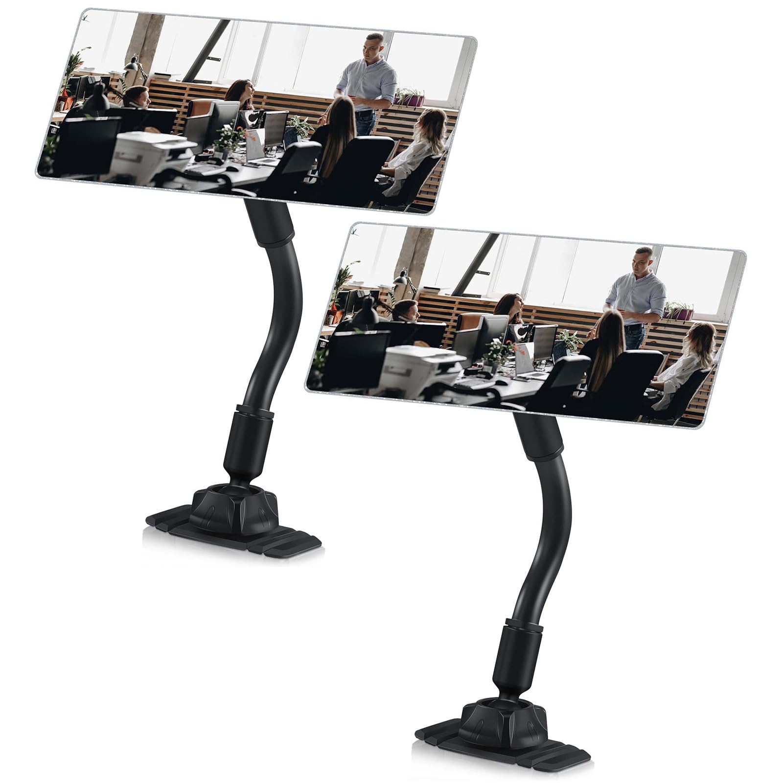 Weysat 2 Set Cubicle Mirror for Office Desk Security Cubicle Mirror to ...