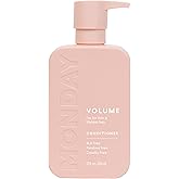 Amazon.com : MONDAY Haircare Volume Shampoo 12oz for Thin, Fine, and Oily Hair, Made from ...