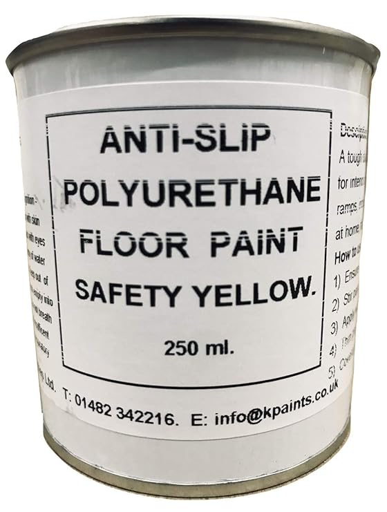 1 x 250ml Safety Yellow Anti-Slip Floor Line Marking Paint: Amazon.co ...