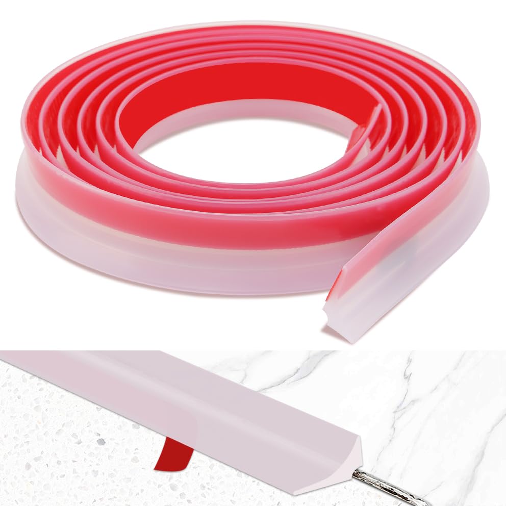 Soengsau Peel and Stick Splash Guard for Countertop, Shower Water Dam ...