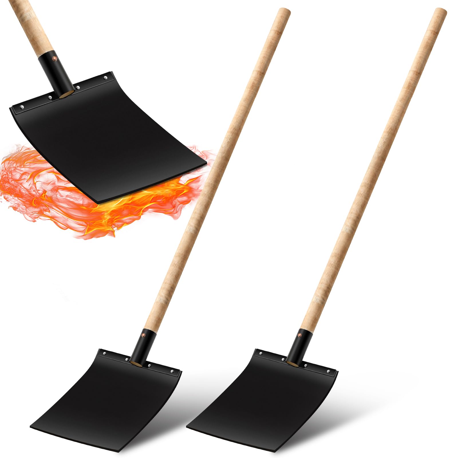 Teenyyou 2 Pcs Fire Swatter Fire Flapper with Straight Handle Fly ...