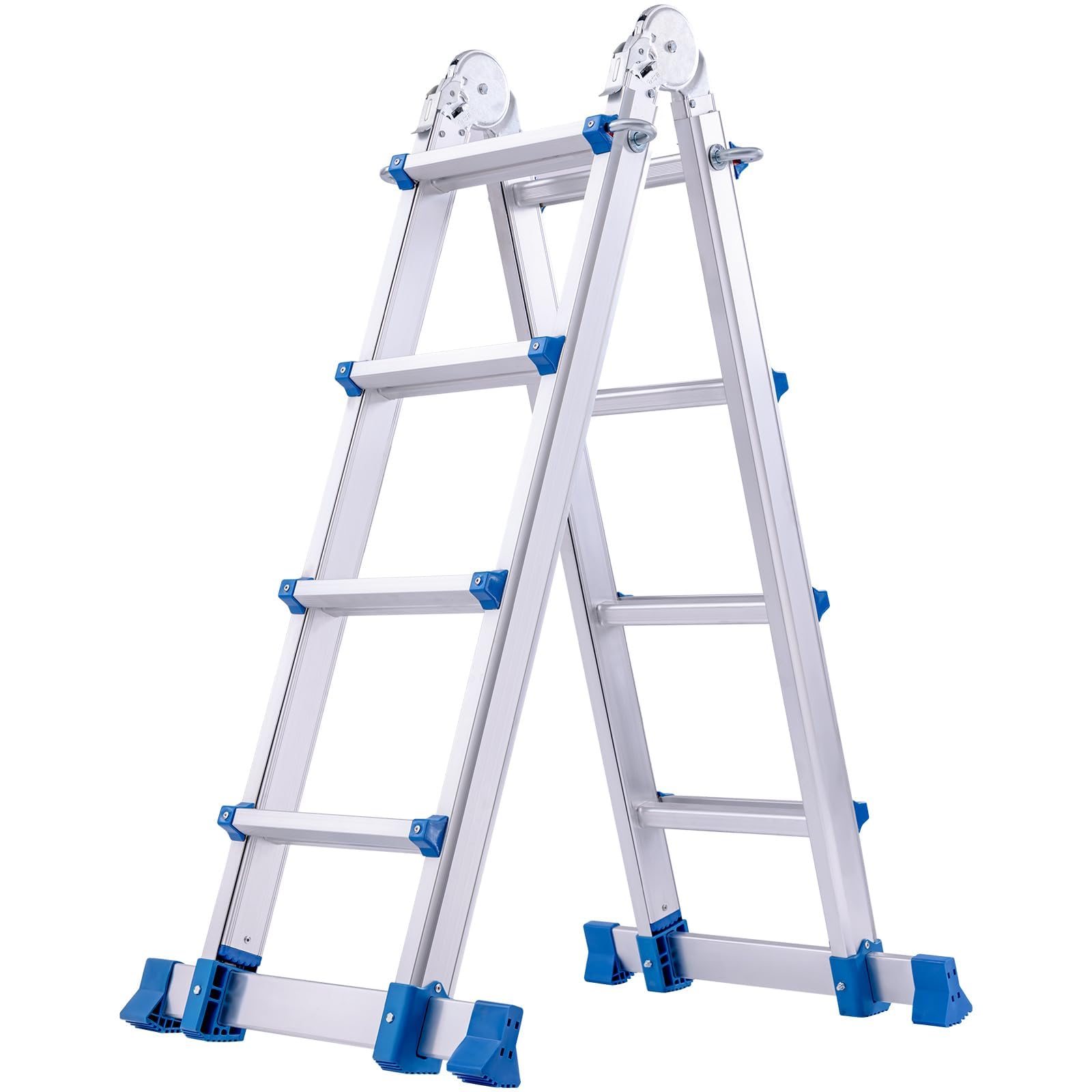 SPIEEK 4step Ladder, A Frame 4 Step Ladder, Anti-Slip Multi Position ...