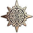 Amazon.com: Pinsanity Aztec Warrior Symbol Lapel Pin: Jewelry
