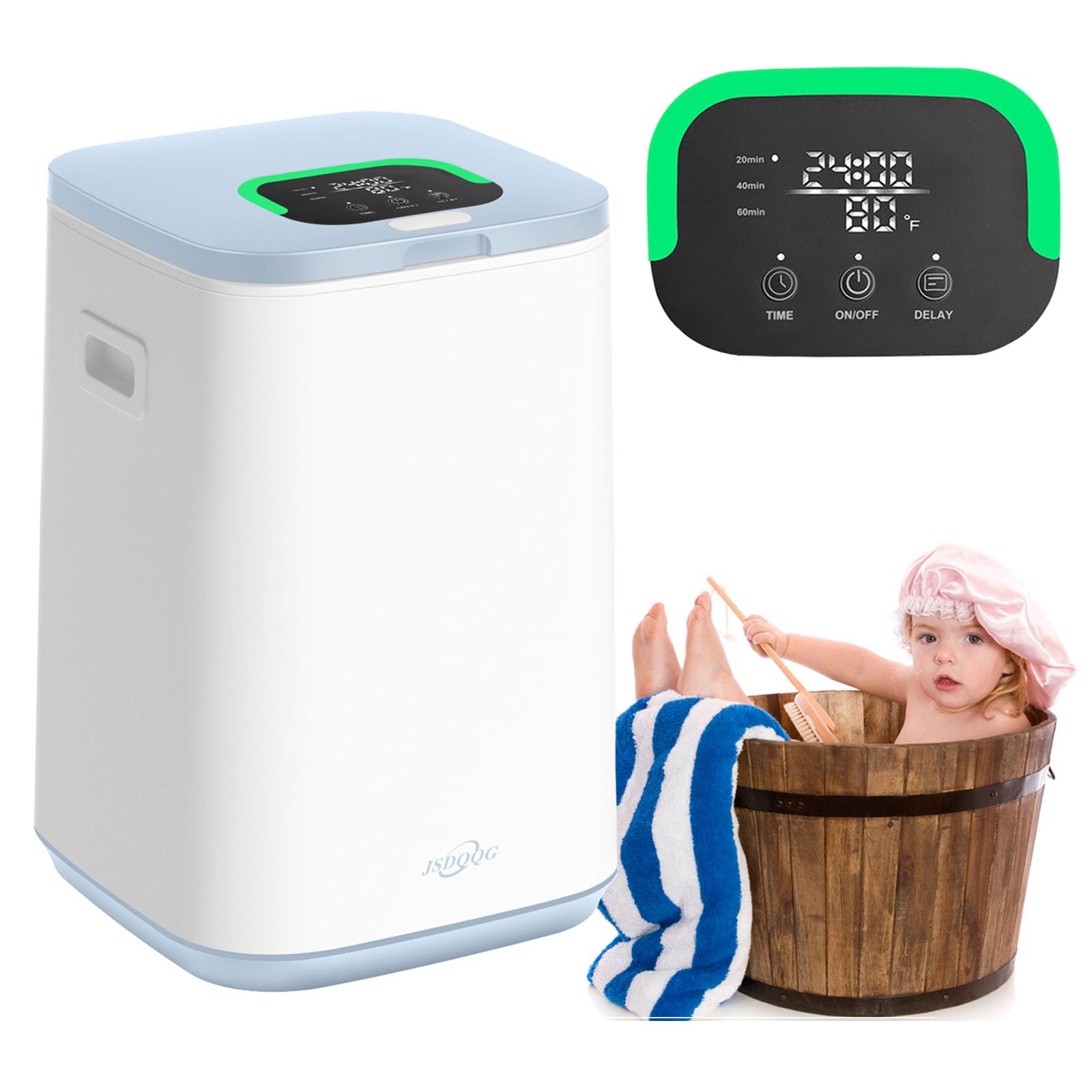 JSDQQG Towel Warmer Bucket, Luxury Towel Warmer, 23L Large Towel Warmer ...