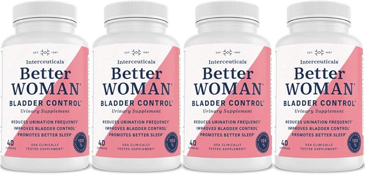 Amazon.com: BetterWOMAN Bladder Control Supplement for Women- Helps to ...