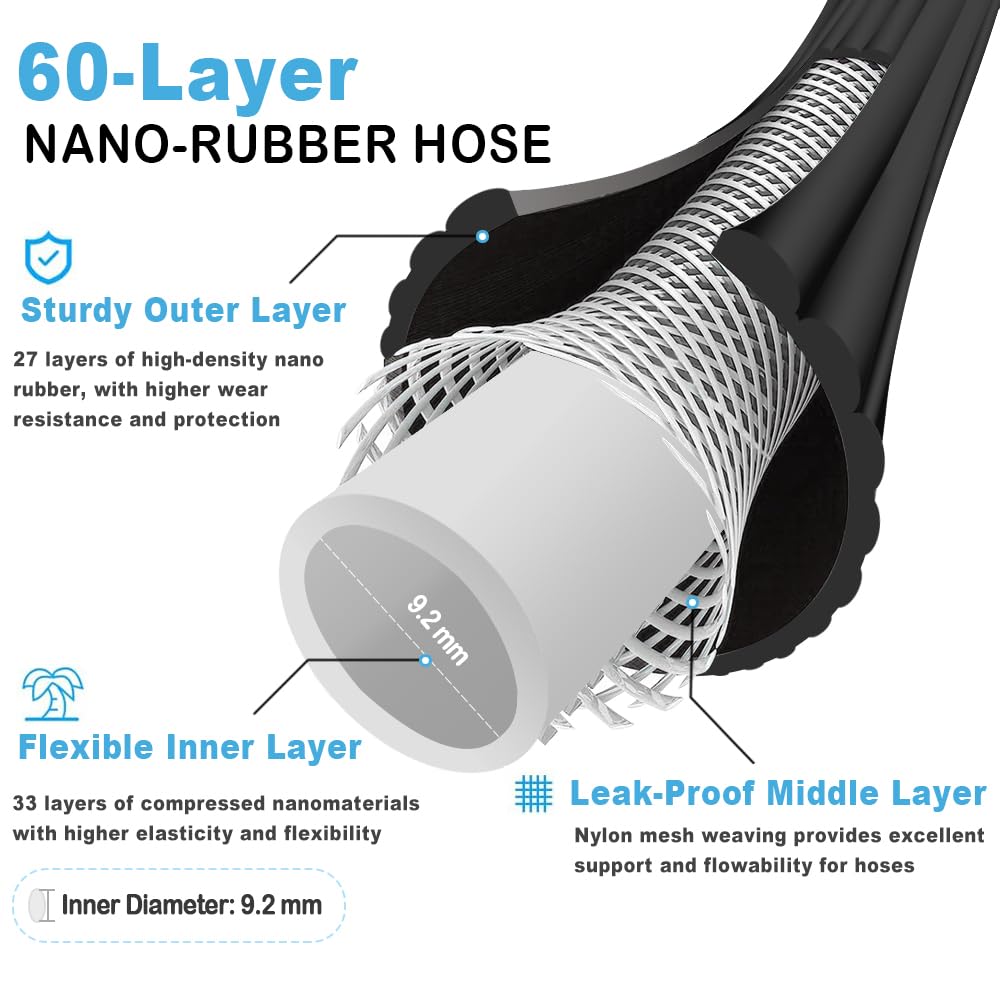 Mua HEVEGRD Garden Hose 25ft, Expandable Garden Hose with Innovative ...