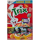 Amazon.com: Trix Fruit Flavored Corn Puffs Cereal, 10.7 oz: Packaged ...