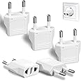 Amazon.com: 6 Pack European Plug Adapter, US to Europe Plug Adapter, European Adapter Type C ...