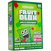 Amazon.com: Fruit_Blox Unspeakable Apple Strawberry Fruit Snacks, 22 ...