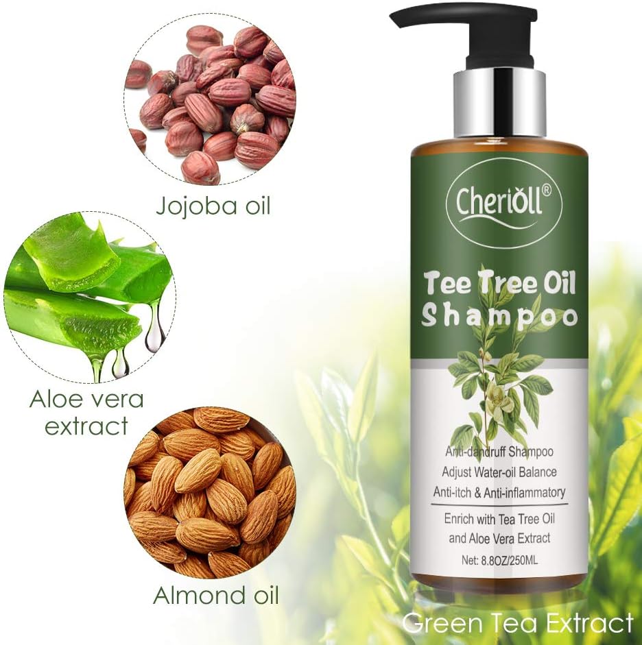 Tee Tree Oil Shampoo, Anti Dandruff Shampoo, Anti Drating Dandruff ...