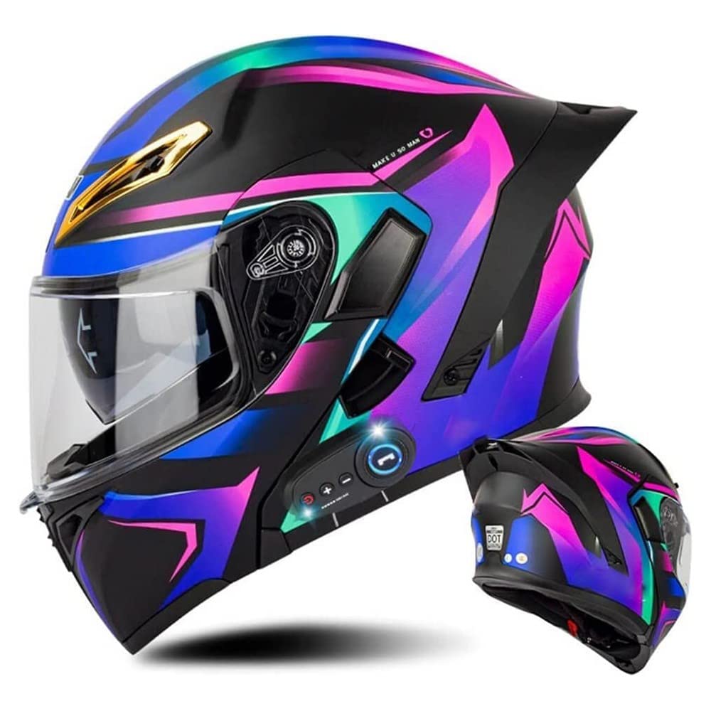 Mua Bluetooth Modular Motorcycle Helmet, Full Face Integrated Helmet ...