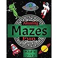 Amazing Maze Fun: 160 Maze Puzzles, 4 Different Designs For Kids 7-12 ...