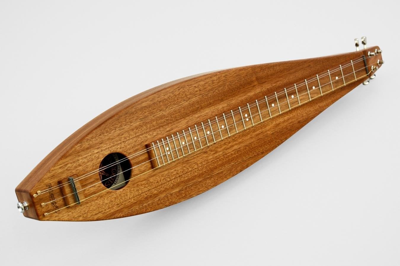 FolkRoots Travel Dulcimer, Honduras Mahogany Body, Honduras Mahogany ...