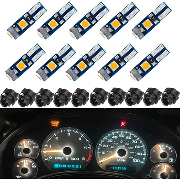 30 Sets T5 It P Cr Plug Dash L Mix LED Bulb Fit For Car SUV C $6.69 ...