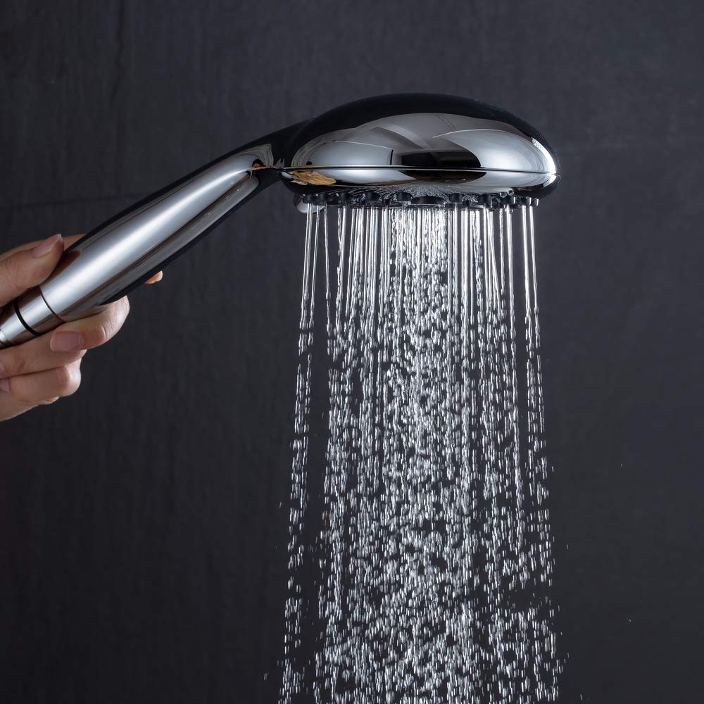 Homelody Handbrause Duschbrause mit 6 verschiedenen Strahlarten ...